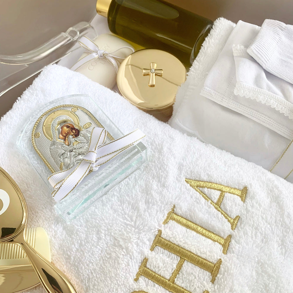 Deluxe Orthodox Christening Box Set - Gold - CONTENTS ONLY – All Things ...